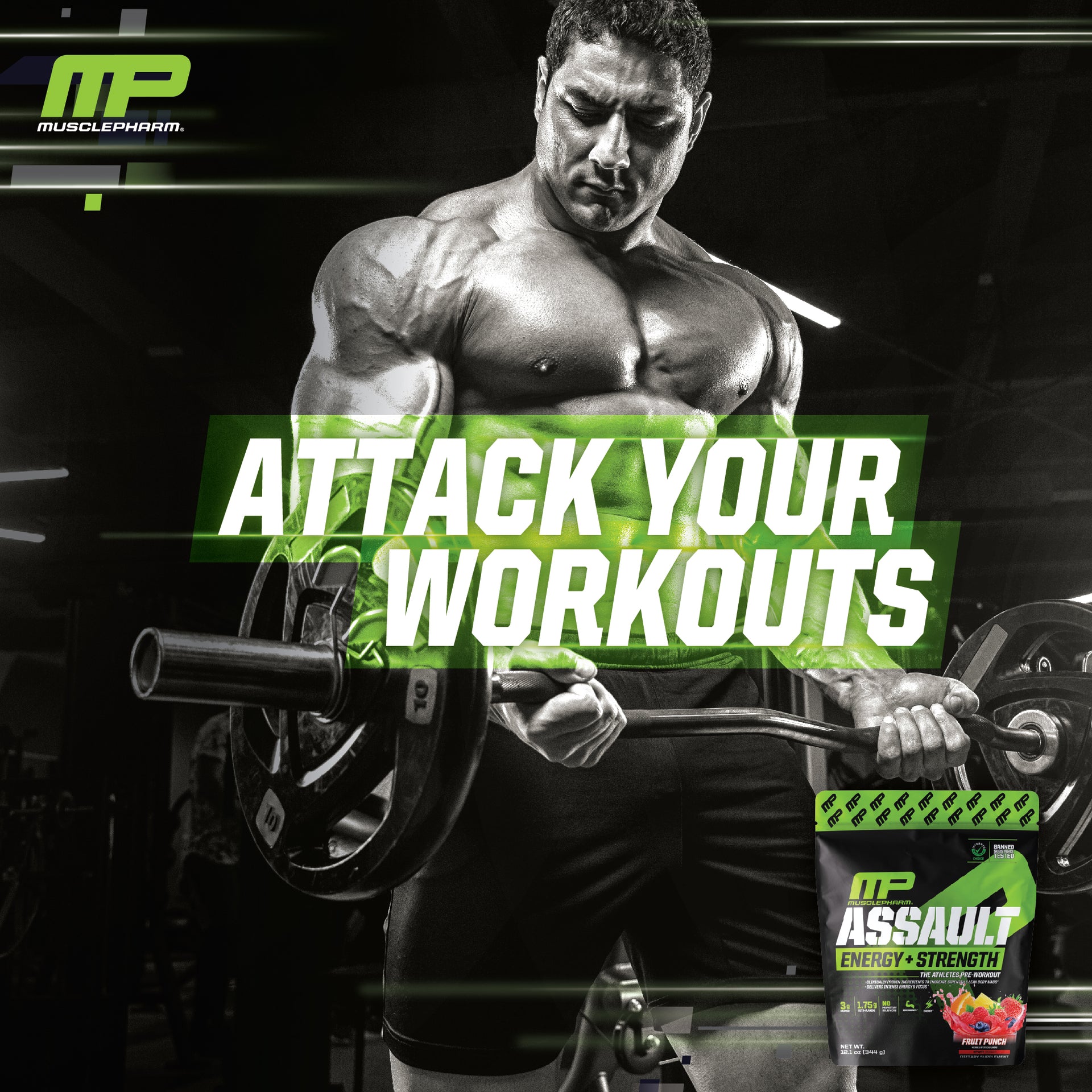 MusclePharm | Assault Energy+Strength