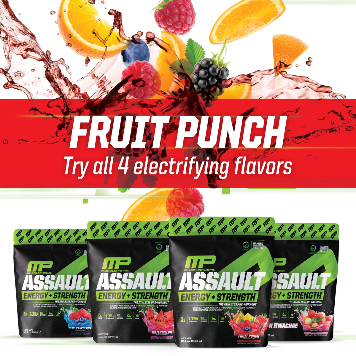 MusclePharm | Assault Energy+Strength